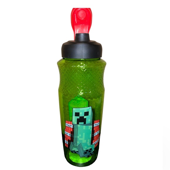Zak! | Dining | Zak Designs Minecraft 3fl Oz Water Bottle New | Poshmark